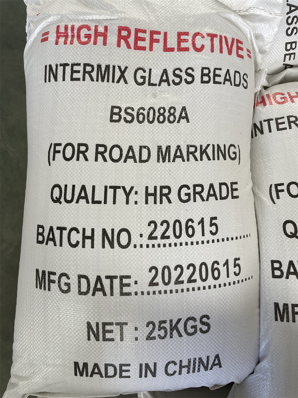 News - Loading Reflective glass beads for Surabaya, Indonesia